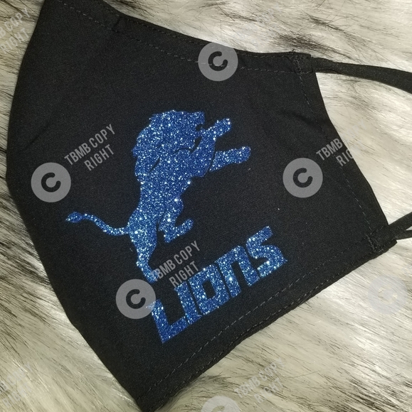 Accessories | Detroit Lions Face Cover Mask Child Size | Poshmark